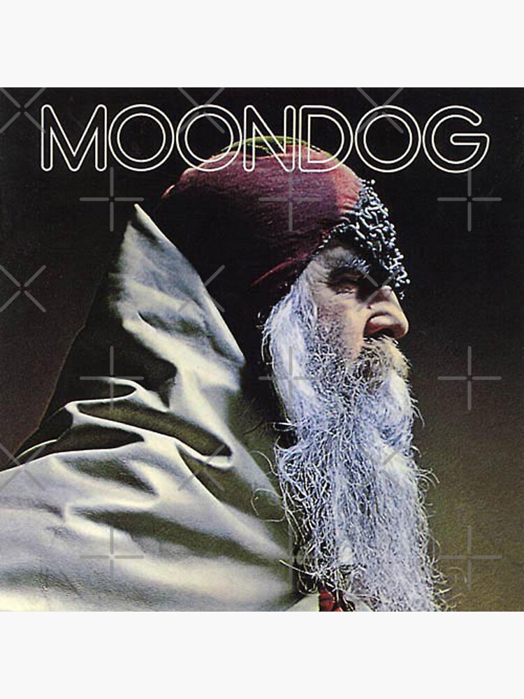 "Moondog Musician " Sticker for Sale by ArtWithHearts11 | Redbubble