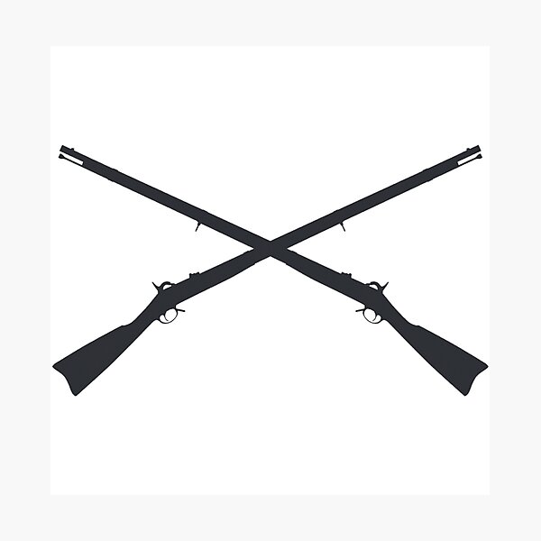 "Crossed Muskets" Photographic Print for Sale by king-damien | Redbubble