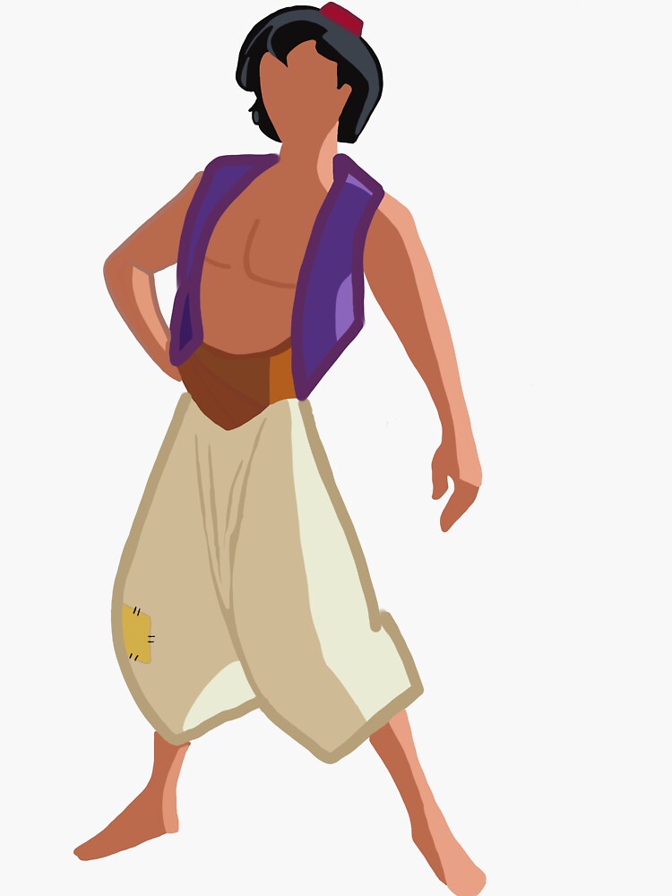 "Aladdin" Sticker for Sale by RCarter2014 | Redbubble