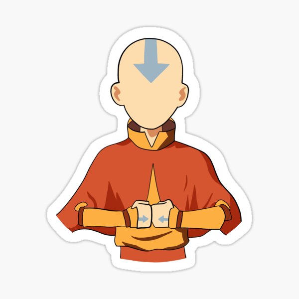 "Aang - Avatar: The Last Airbender" Sticker for Sale by Gonzine | Redbubble