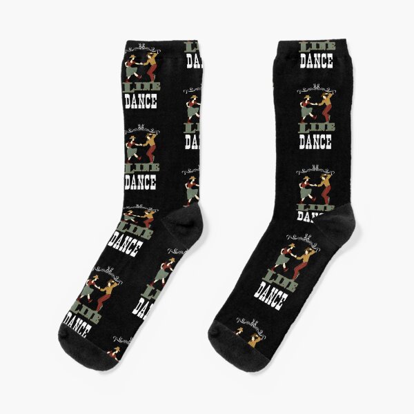 "Line Dance" Socken von joyfuldesigns55 | Redbubble