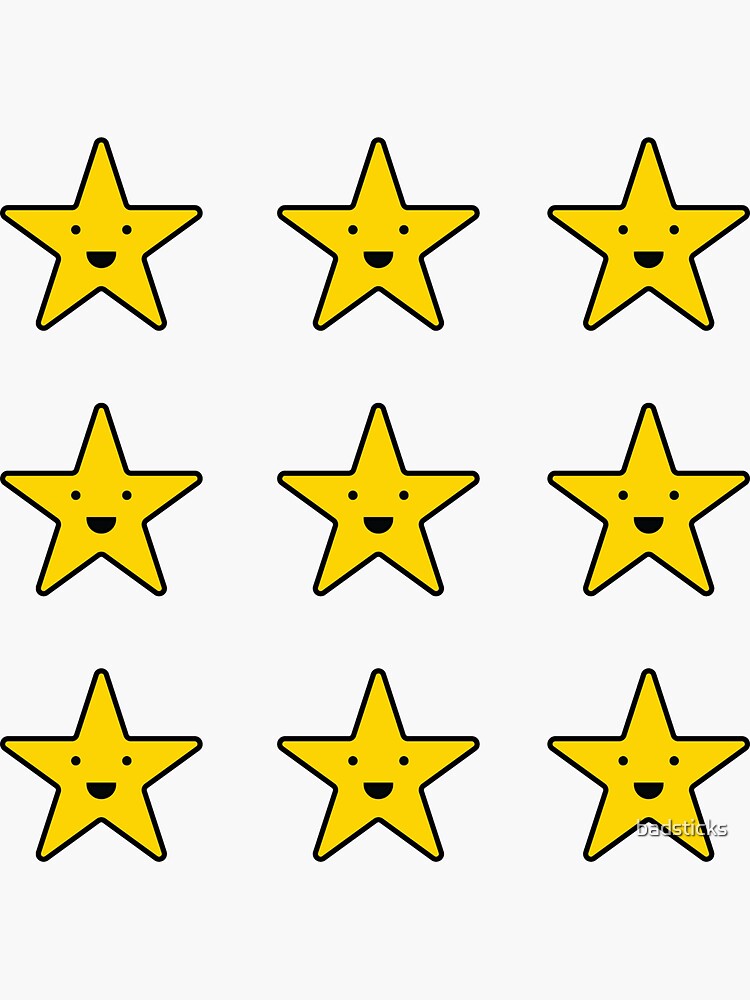 "Gold Star Good Job Pack" Sticker for Sale by badsticks | Redbubble