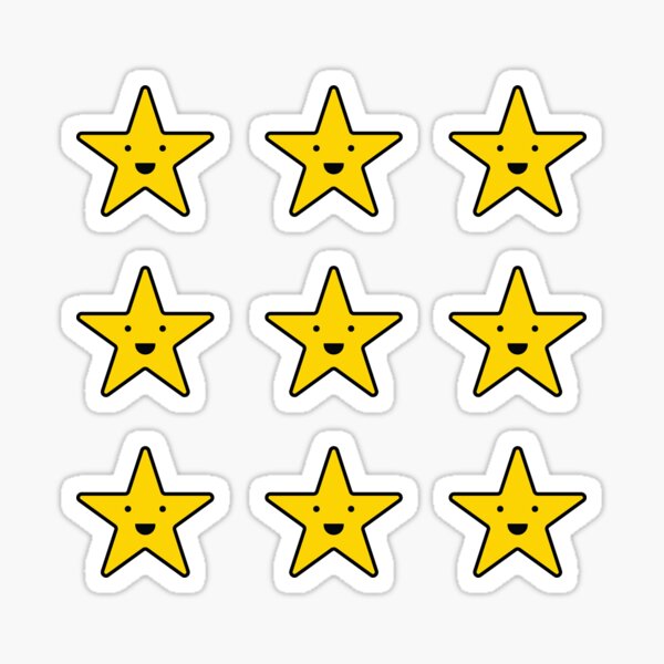 "Gold Star Good Job Pack" Sticker for Sale by badsticks | Redbubble