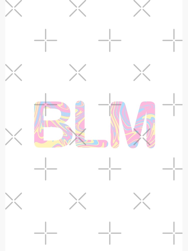"blm pink, blue,and yellow" Poster by b-stickers1 | Redbubble