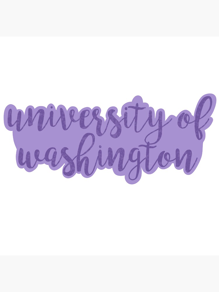 "university of Washington" Sticker by swagta-stickers | Redbubble