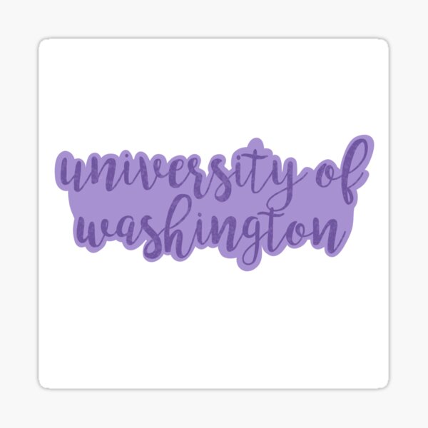 "university of Washington" Sticker by swagta-stickers | Redbubble