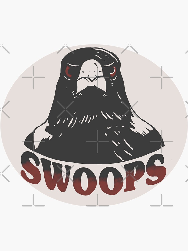 "Swoops" Sticker for Sale by Beautifultd | Redbubble