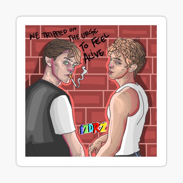 "Luvanthony x Vinnie Hacker" Sticker for Sale by izzyhlms | Redbubble