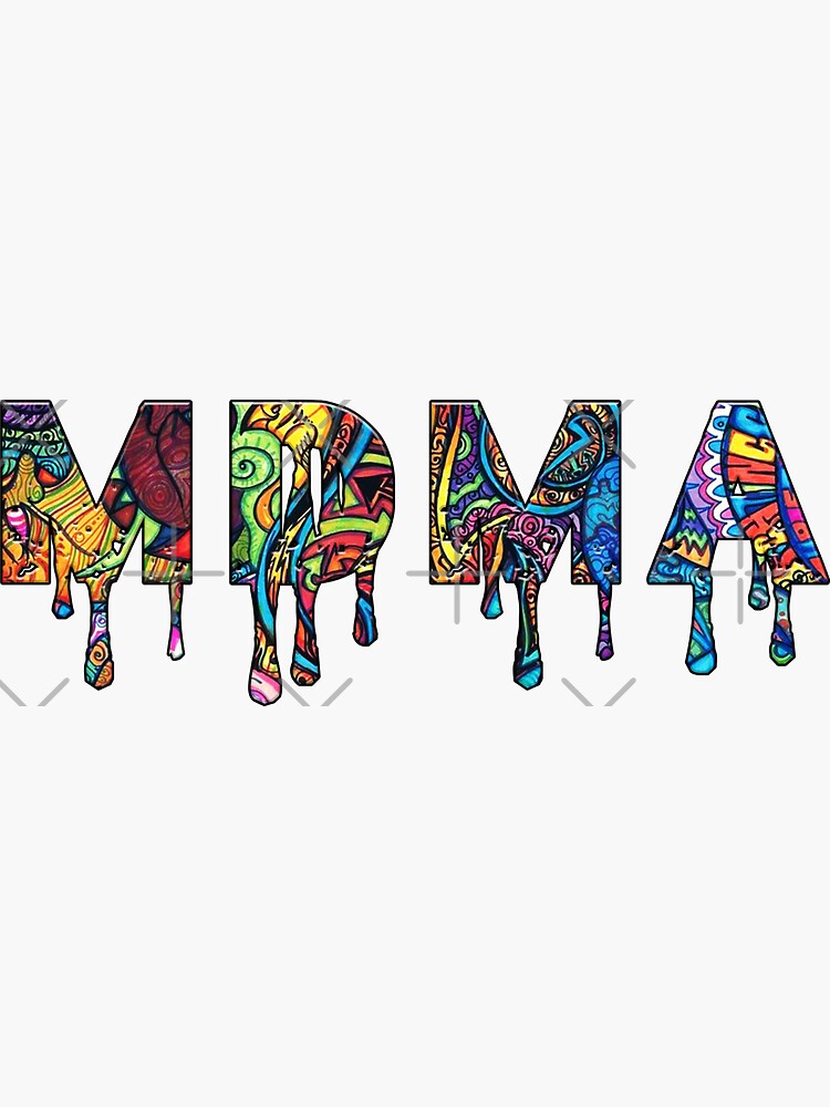 "MDMA Drippy" Sticker for Sale by Qkibrat | Redbubble