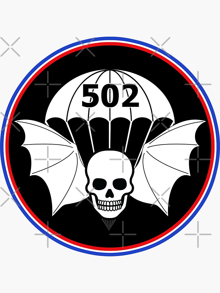 "502nd Parachute Infantry Regiment WWII Pocket Patch" Sticker for Sale ...
