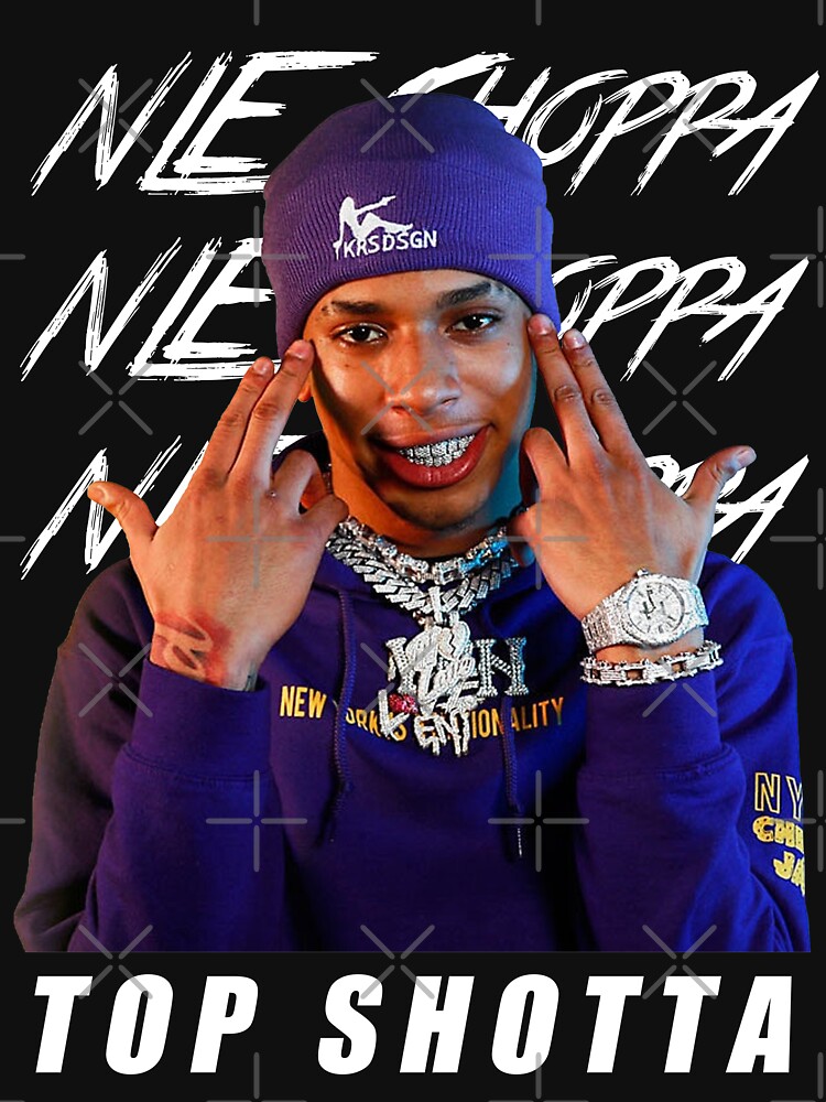 "NLE CHOPPA" T-shirt for Sale by WooBack10 | Redbubble | nle choppa t ...