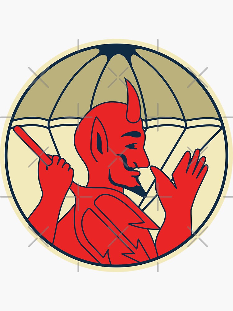 "504th Parachute Infantry Regiment WWII Pocket Patch" Sticker for Sale ...