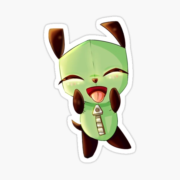 "GIR Dance!" Sticker for Sale by chloekoala333 | Redbubble