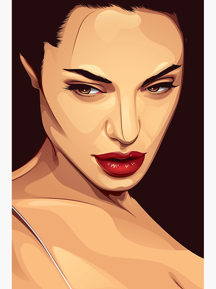 "Angelina Jolie " Sticker for Sale by Jenna5089 | Redbubble