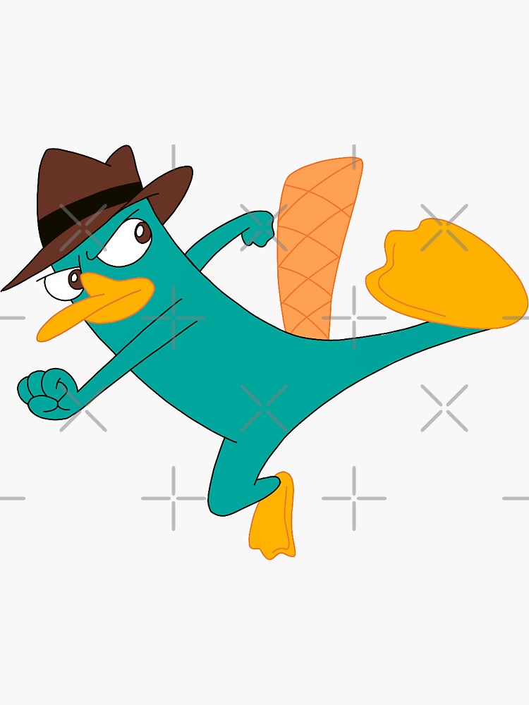 "perry the platypus" Sticker for Sale by feiy | Redbubble