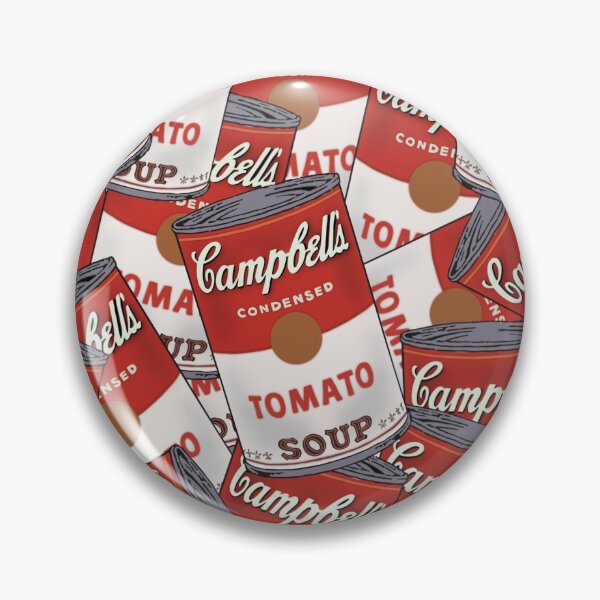 Campbell Soup Pins and Buttons | Redbubble