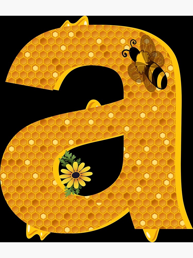 Póster «Abecedario, un, panal, abeja» de fareehaahmed | Redbubble