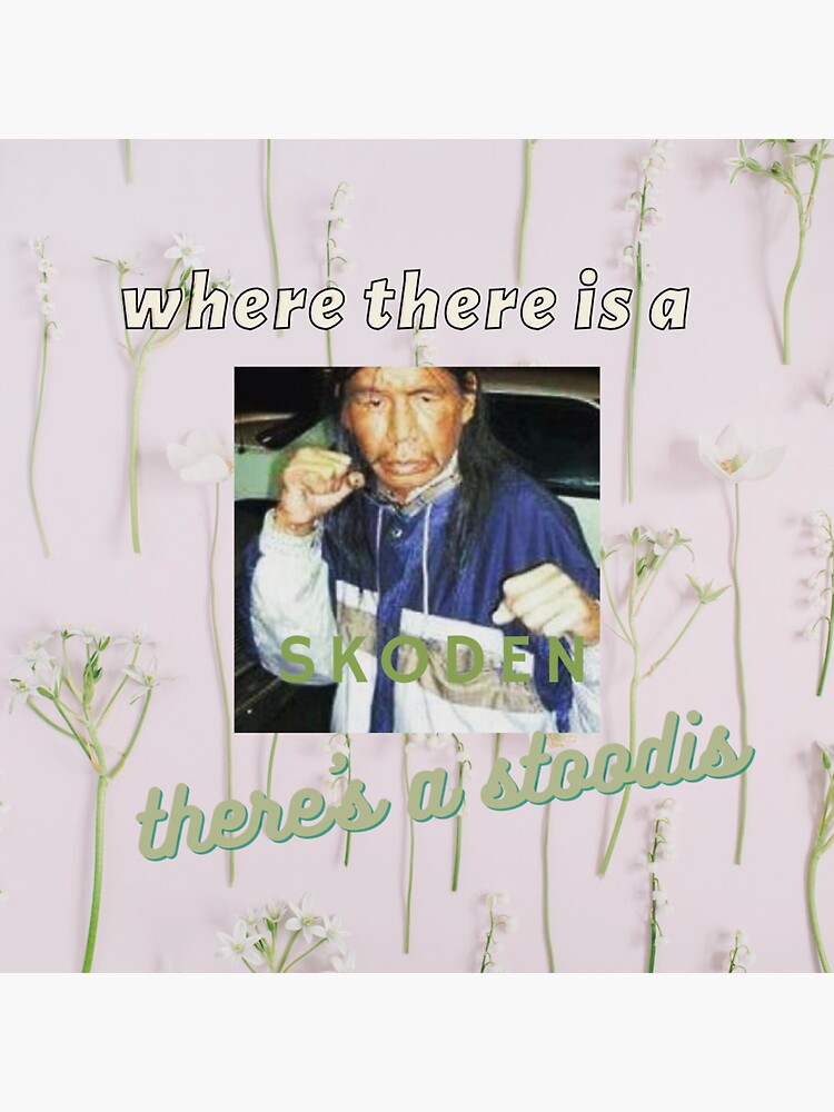 "Where there is a skoden, there is a stoodis" Sticker for Sale by ...