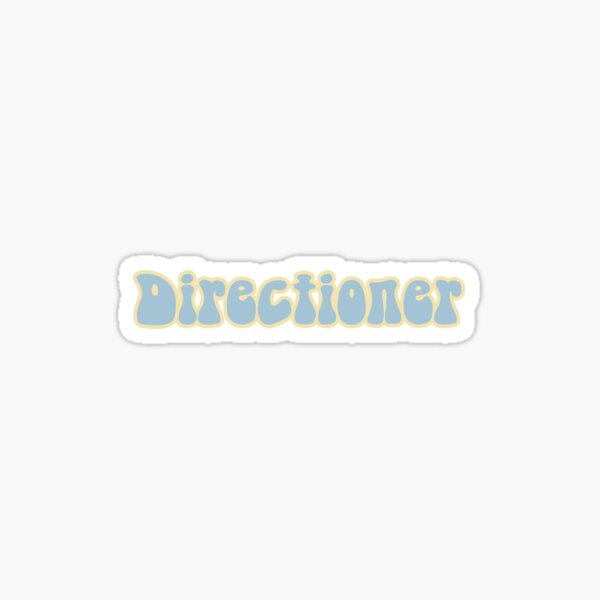"Directioner" Sticker by fadedroses94 | Redbubble