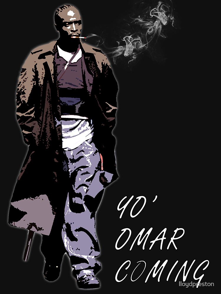 "Omar Little" T-shirt for Sale by lloydpreston | Redbubble | omar ...