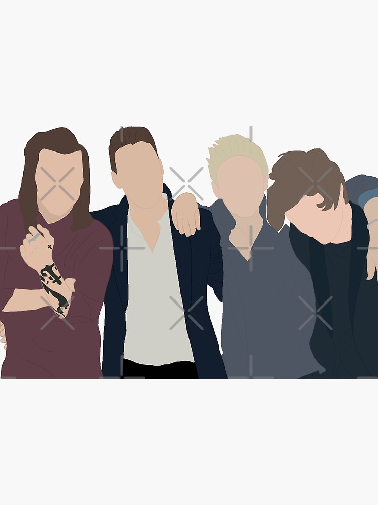 "one direction" Sticker by nora6143 | Redbubble