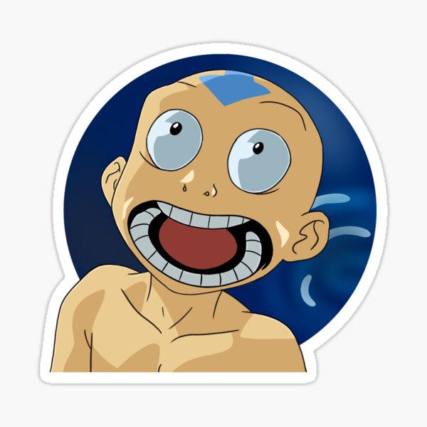 "Aang vs the Unagi— Avatar: The Last Airbender" Sticker by Delaneyhj ...