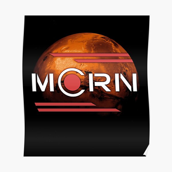 "mcrn" Poster for Sale by banayaaslana | Redbubble