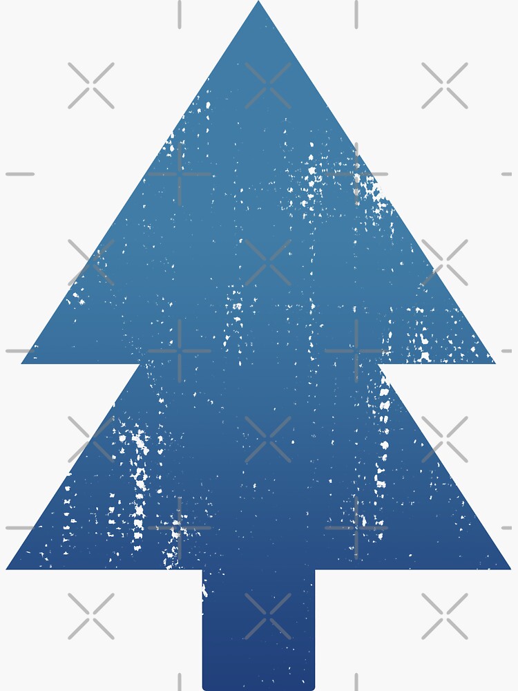 Gravity Falls Pine Tree Symbol Dipper Pines Sticker For Sale By