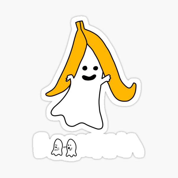 "Boonana Boos Banana" Sticker for Sale by somebasic | Redbubble