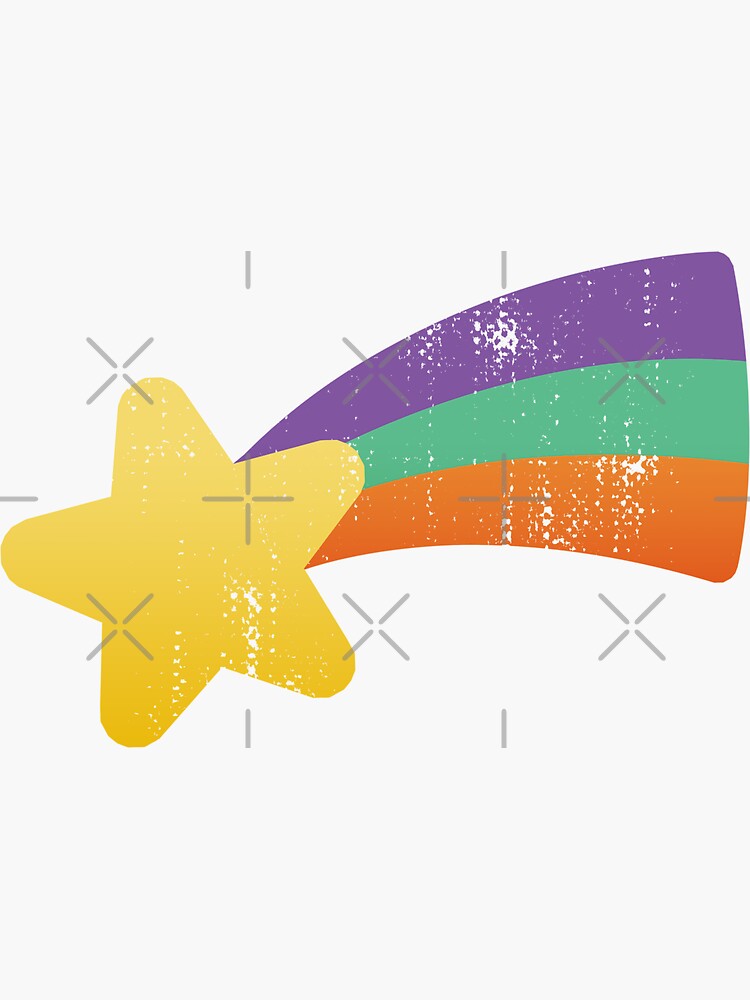 "Gravity Falls - Shooting Star Symbol (Mabel Pines)" Sticker for Sale ...