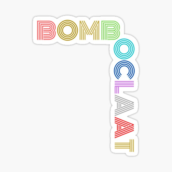 "BOMBOCLAAT" Sticker for Sale by Frenzami | Redbubble