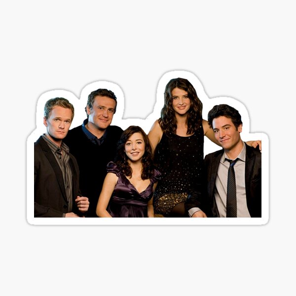 "HIMYM cast" Sticker for Sale by Songbird6345 | Redbubble