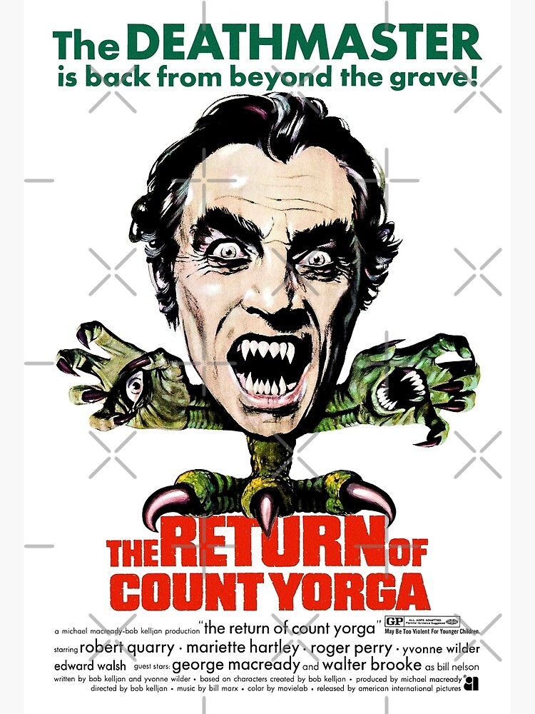 "The Return of Count Yorga (1971)" Poster for Sale by postersrestored ...