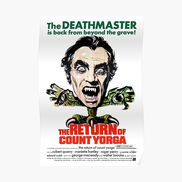 "The Return of Count Yorga (1971)" Poster for Sale by postersrestored ...