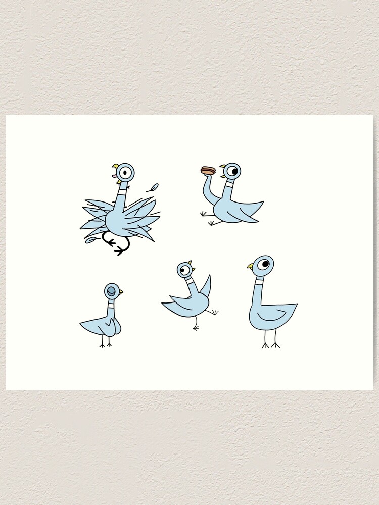 "Dont Let the Pigeon Drive the Bus" Art Print for Sale by MaddieGuyton ...