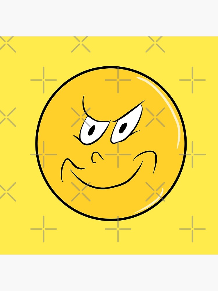 "Sneaky emoji " Poster for Sale by Pixel-gor | Redbubble