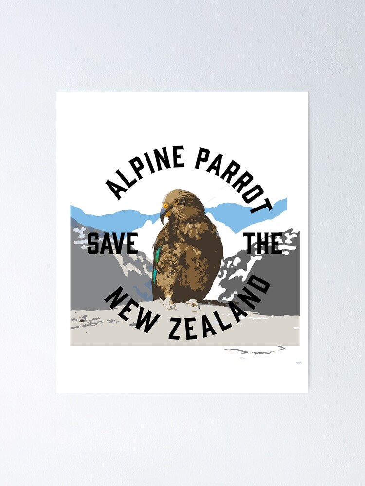 "Save the Kea" Poster by AoraDesign | Redbubble