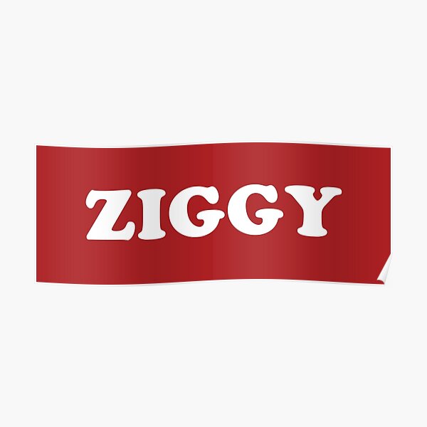 "Ziggy " Poster for Sale by Feel-GoodPrints | Redbubble