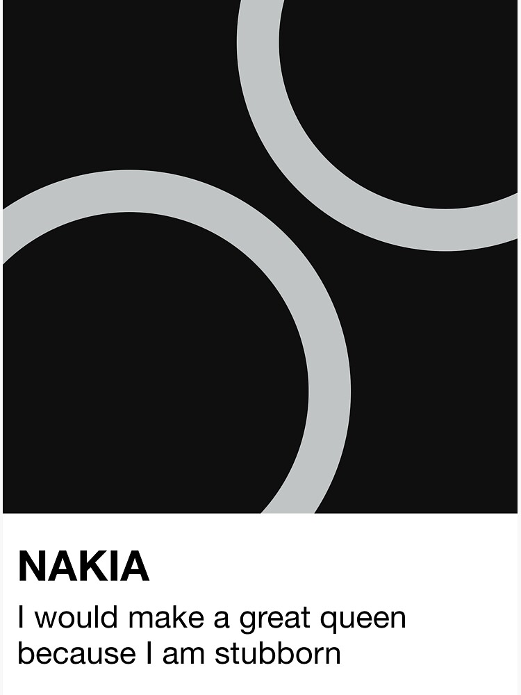 "Nakia Pantone" Sticker for Sale by pranitaloki | Redbubble