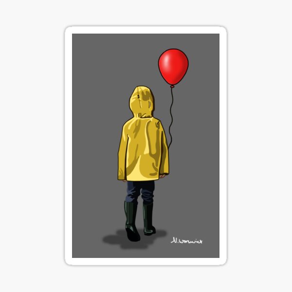 "Georgie IT" Sticker for Sale by Scatthecat | Redbubble