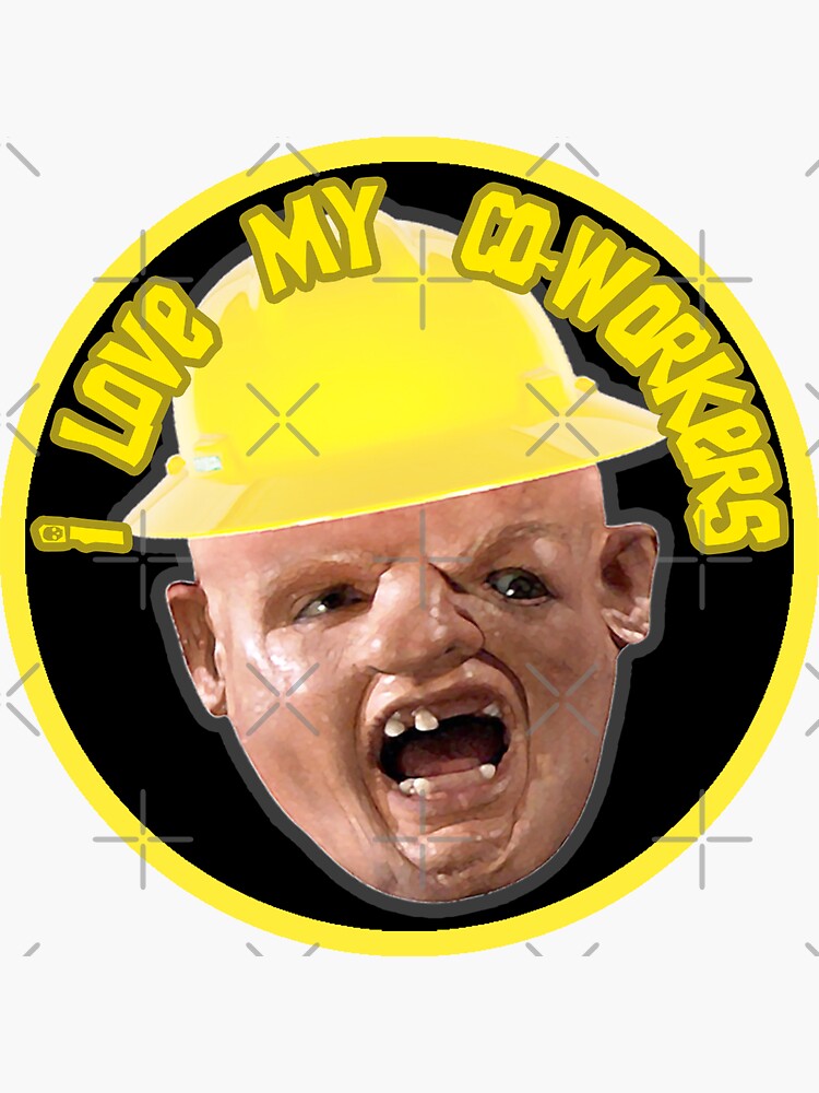 "I Love My Co-Workers - Sloth" Sticker for Sale by unionpride | Redbubble