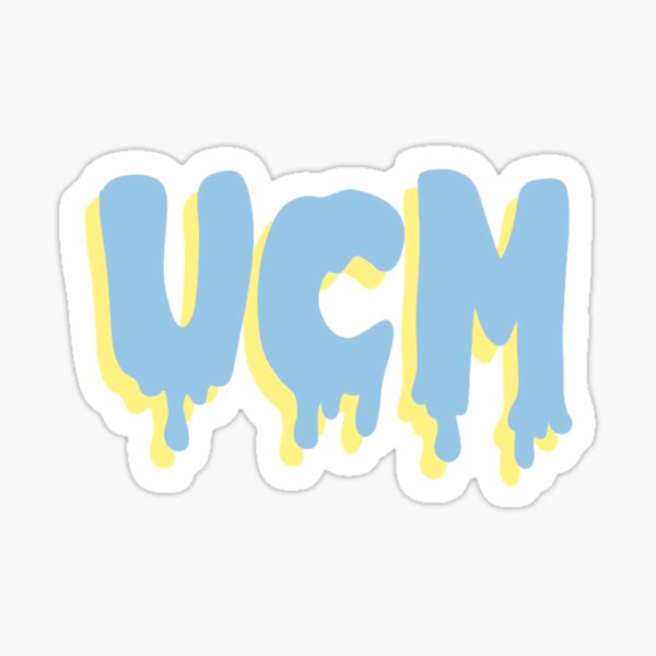 "UC Merced Drippy Font" Sticker for Sale by stcklr4stickers | Redbubble