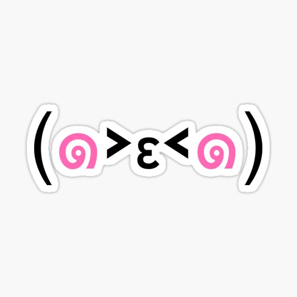 "Kissy face " Sticker for Sale by mixMixtli | Redbubble