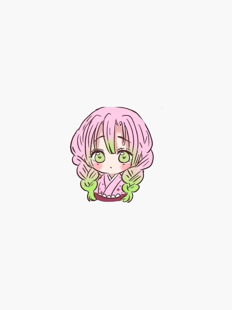 "Mitsuri sticker" Sticker for Sale by d0v3z | Redbubble