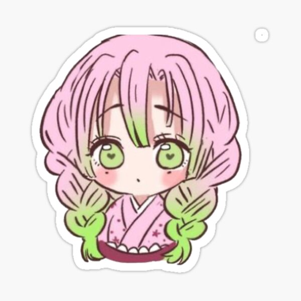 "Mitsuri sticker" Sticker for Sale by d0v3z | Redbubble