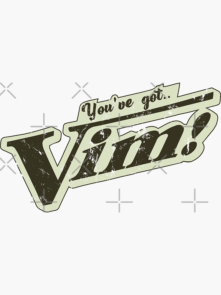 "You've got VIM ! - Fallout" Sticker for Sale by Industrie | Redbubble