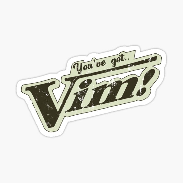 "You've got VIM ! - Fallout" Sticker for Sale by Industrie | Redbubble