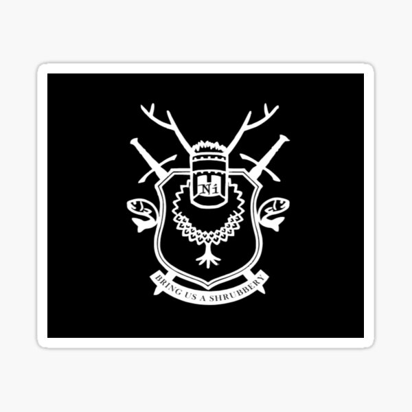 "Ni! Ni! Ni!" Sticker for Sale by Pterodactyl221 | Redbubble