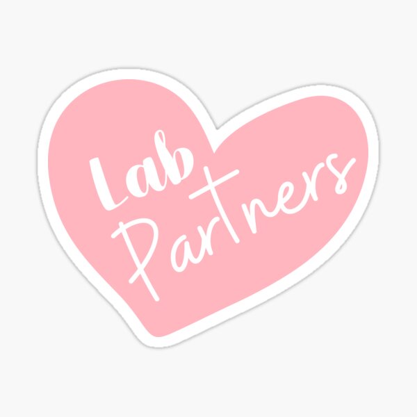 "Laboratory Partners Cute Hearts" Sticker for Sale by labstud | Redbubble