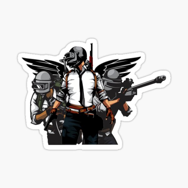 "PubG concept art abstract" Sticker by Virajmogha | Redbubble